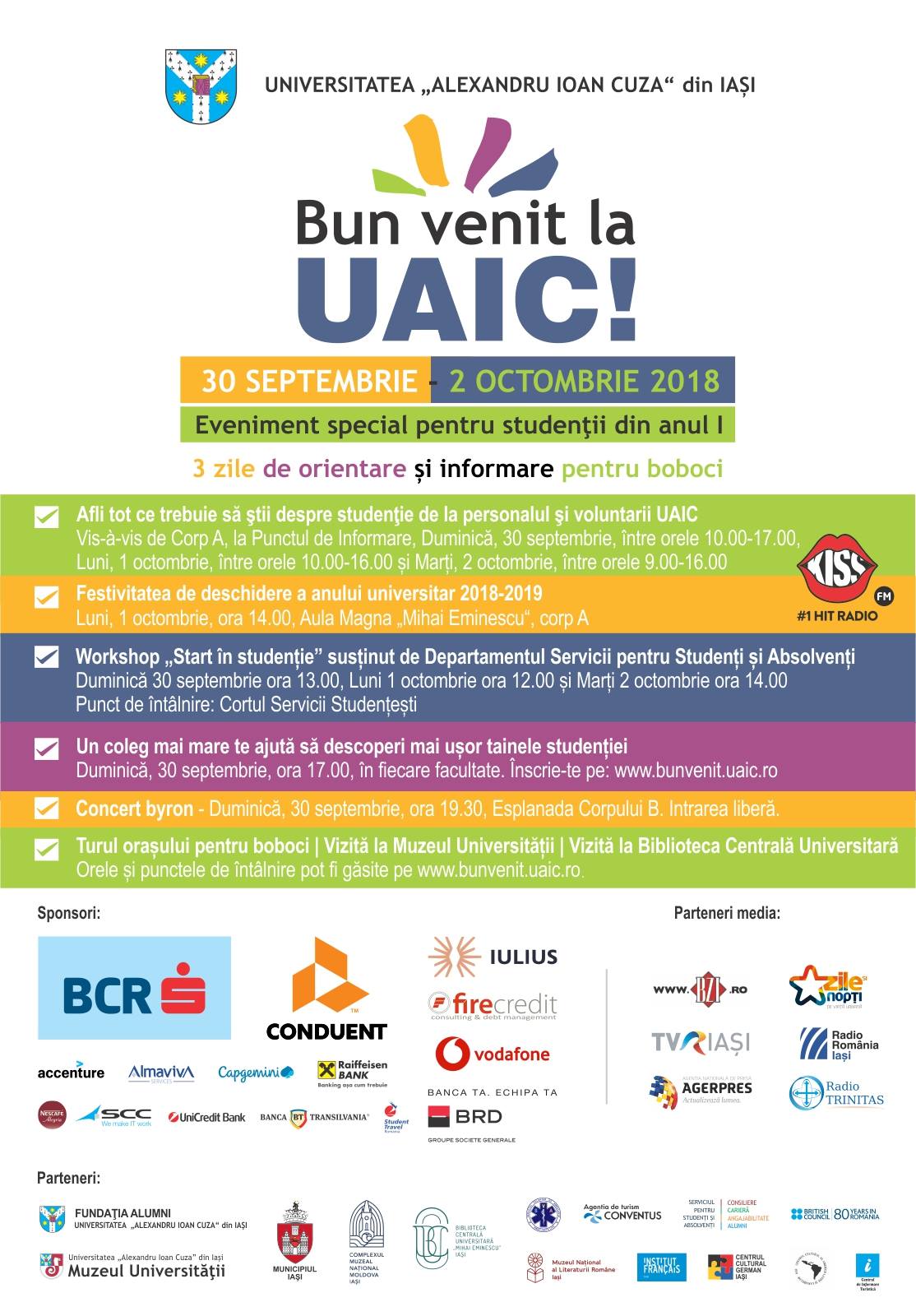 Bun venit la UAIC: Workshopuri pentru boboci - SSA din UAIC